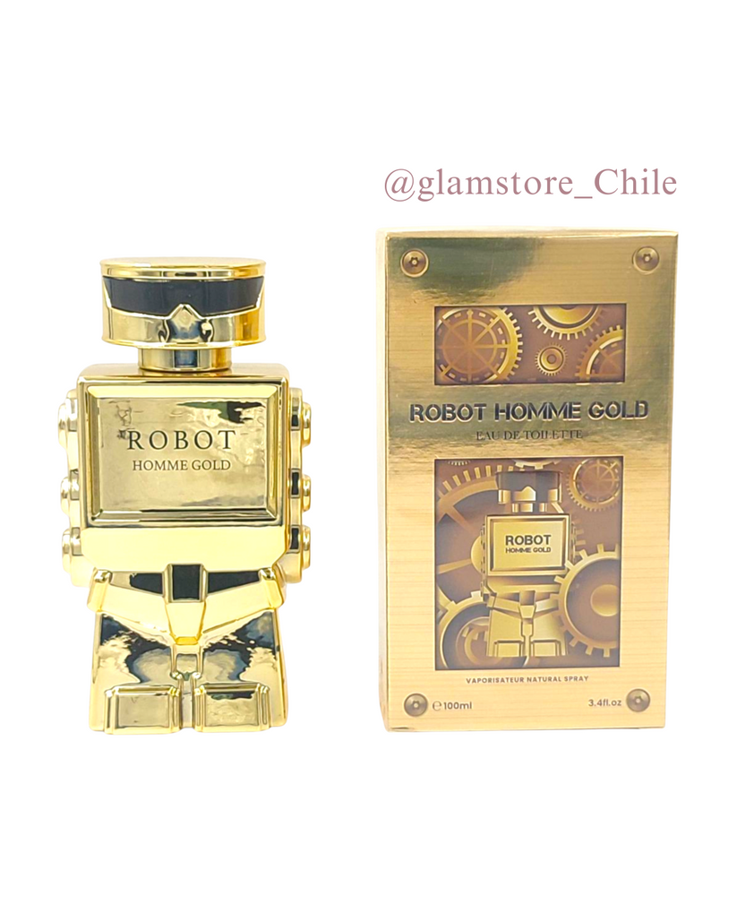 Perfume Robot Homme Gold Hombre 100ml (H) – Glamstore Chile